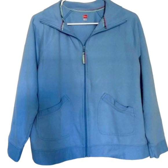 Hanes | Tops | Vintage Hanes Mock Neck Zip Up Sweatshirtxl | Poshmark